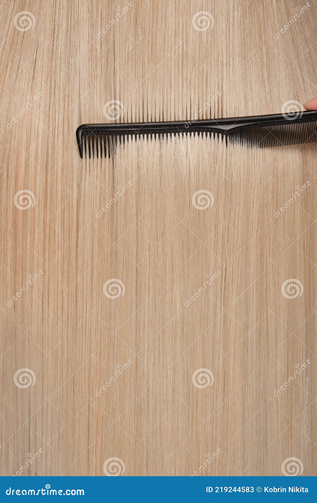 Close-up of Shiny Smooth Blond Hair, Back View Stock Image - Image of ...