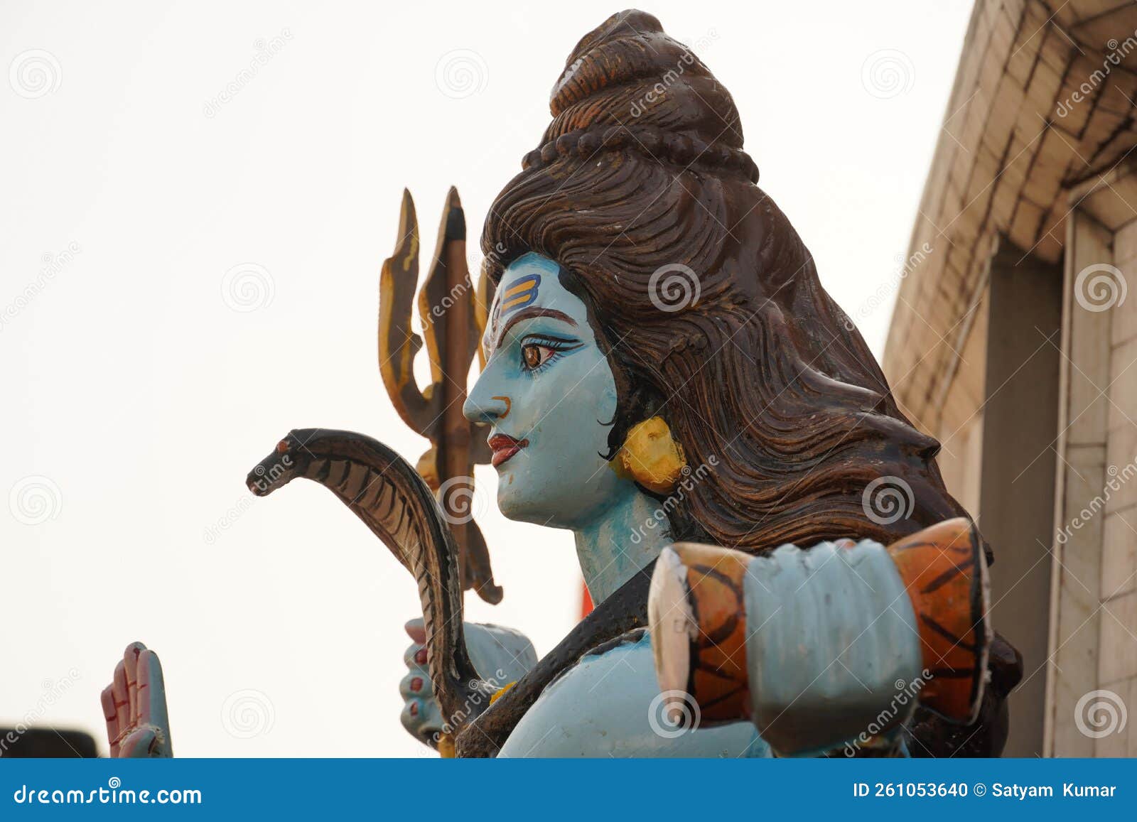 Close Up of Shiva God Statue Stock Photo - Image of background, mahadev ...