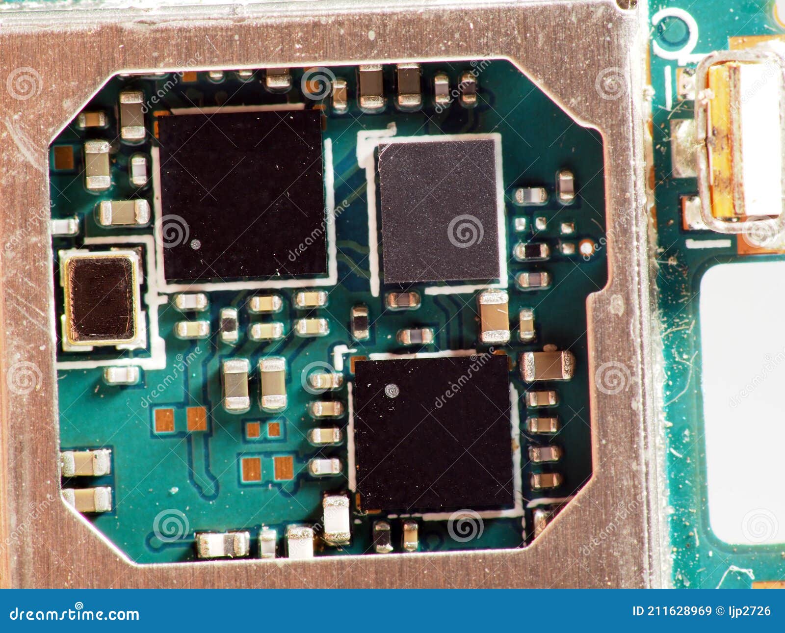 Close Up Shoot of Surface Mount Device SMD Parts Stock Image - Image of ...