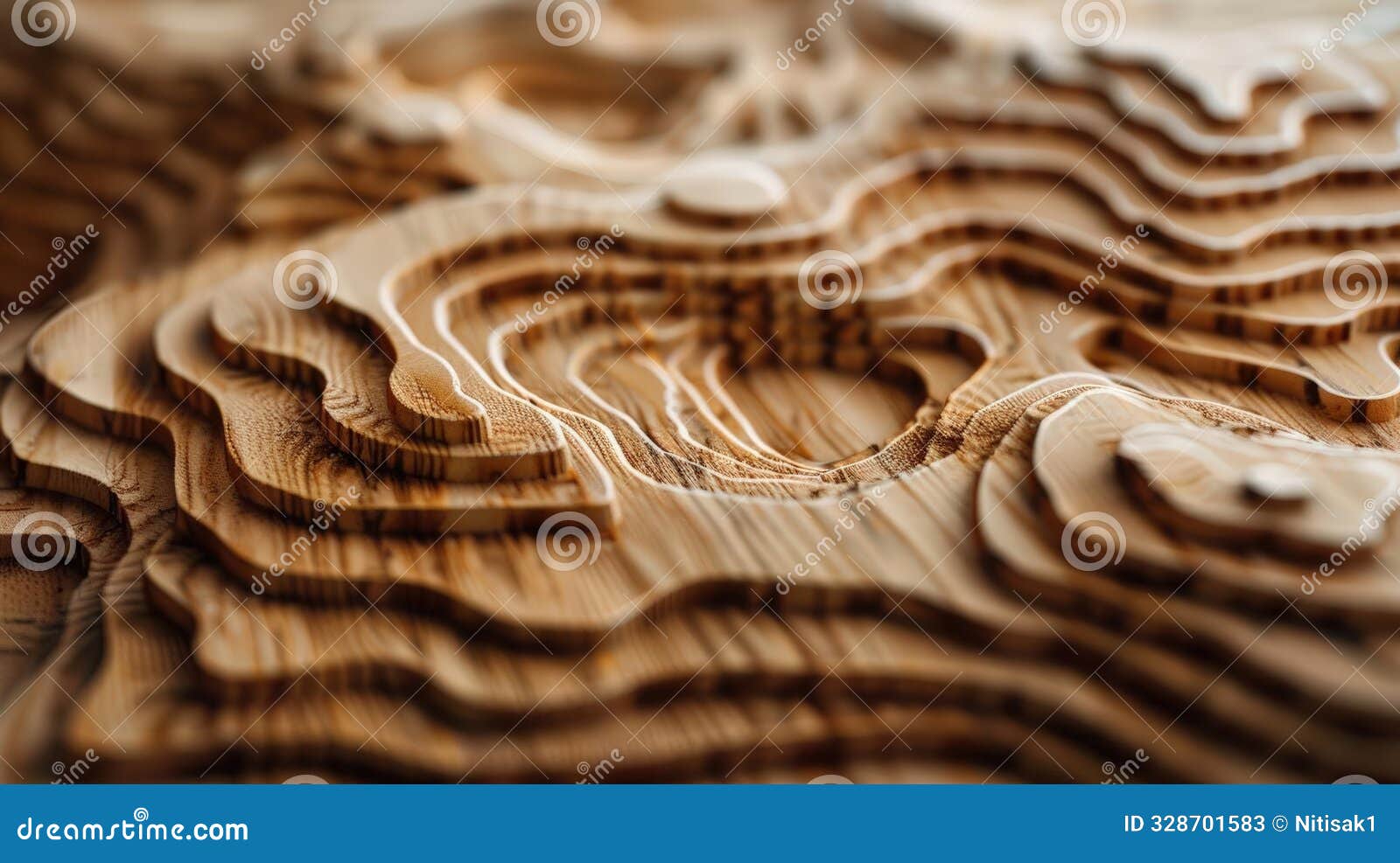 A Closeup Shot of a Abstract Cultural Topography Diverse Elevation Maps ...