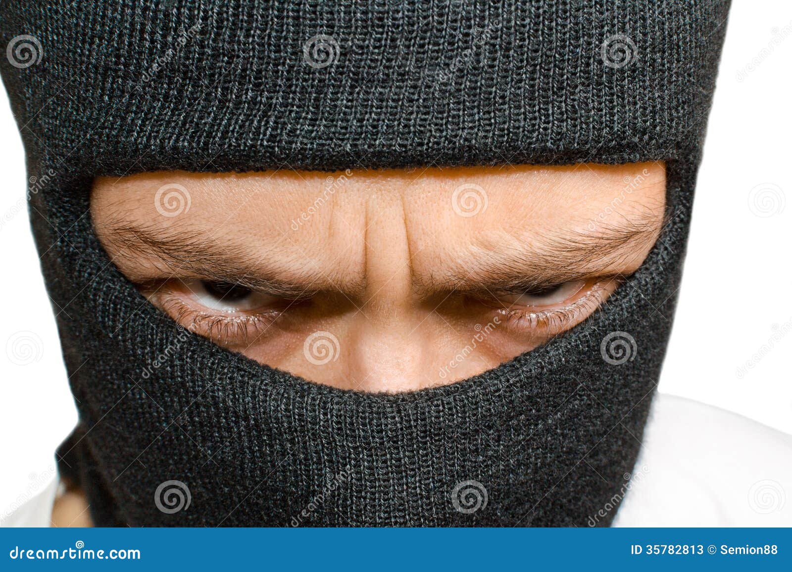 Close Up Shot Angry Man Black Mask Stock Photos - Free & Royalty-Free ...