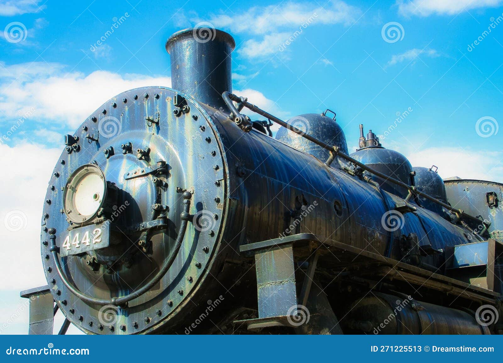 Antique Train Engine On Narrow Gauge Tracks Editorial Image ...
