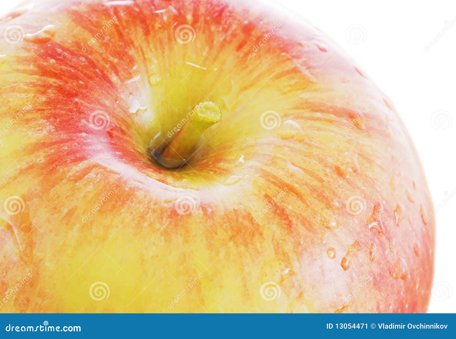 Close up shot of apple stock image. Image of apple, drops - 13054471