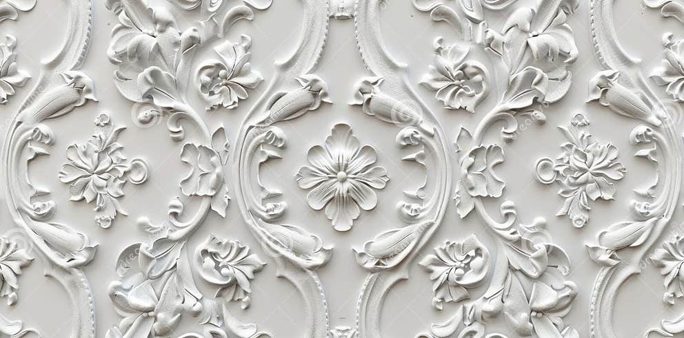Architectural Detail. Textured, Embossed, and Patterned with a Raised ...