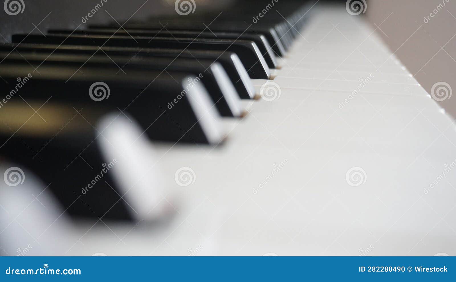 Close-up Shot of Black and White Keys of Piano Stock Photo - Image of ...