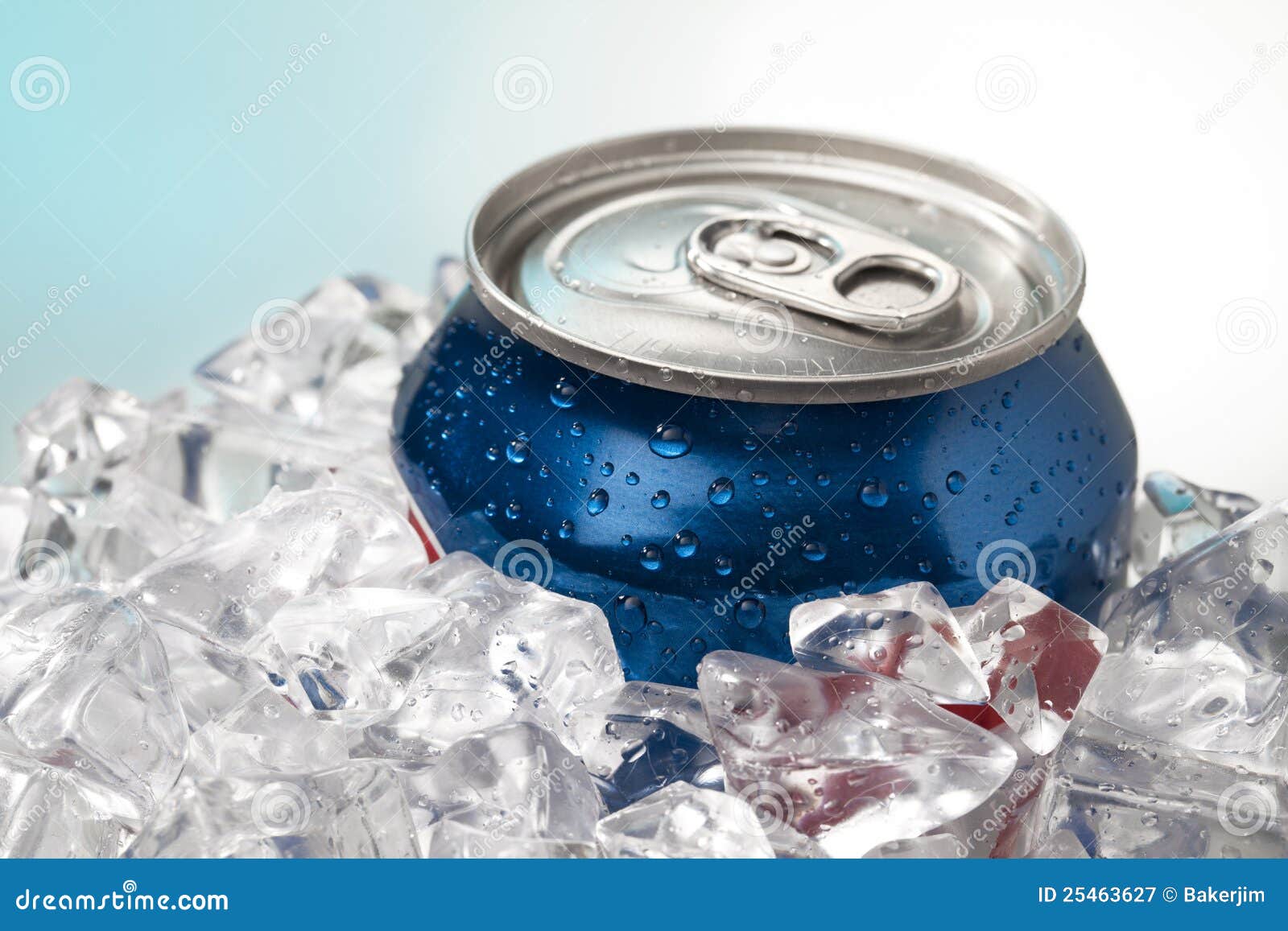 Close Up Shot of Blue Cola Can Stock Image - Image of food, aluminumn ...