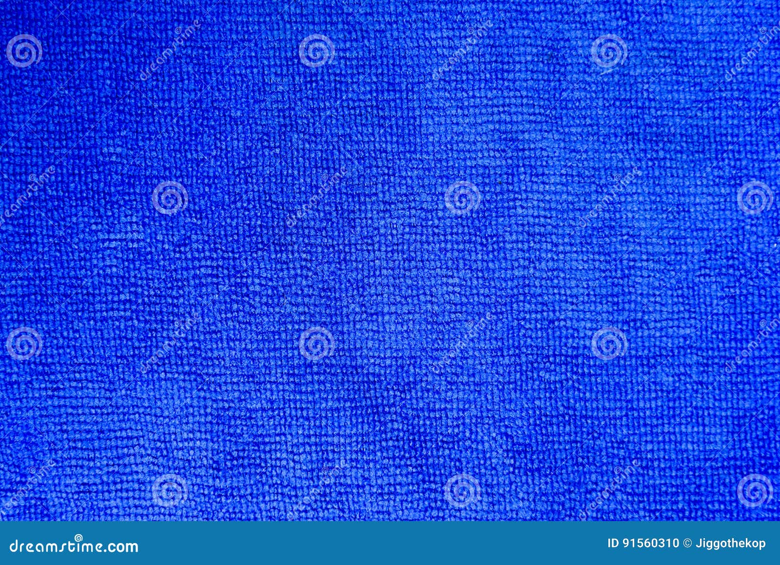 Close Up Shot of Blue Microfiber Cloth Texture for Background Stock ...