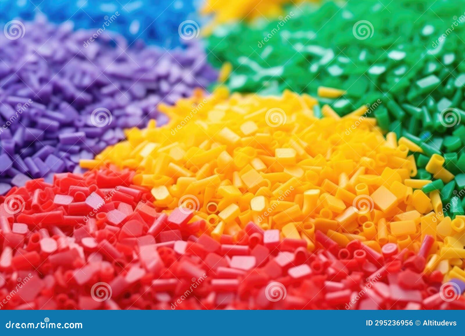 A Close Up Shot of Bright Silicone Rubber Granules Stock Photo - Image ...