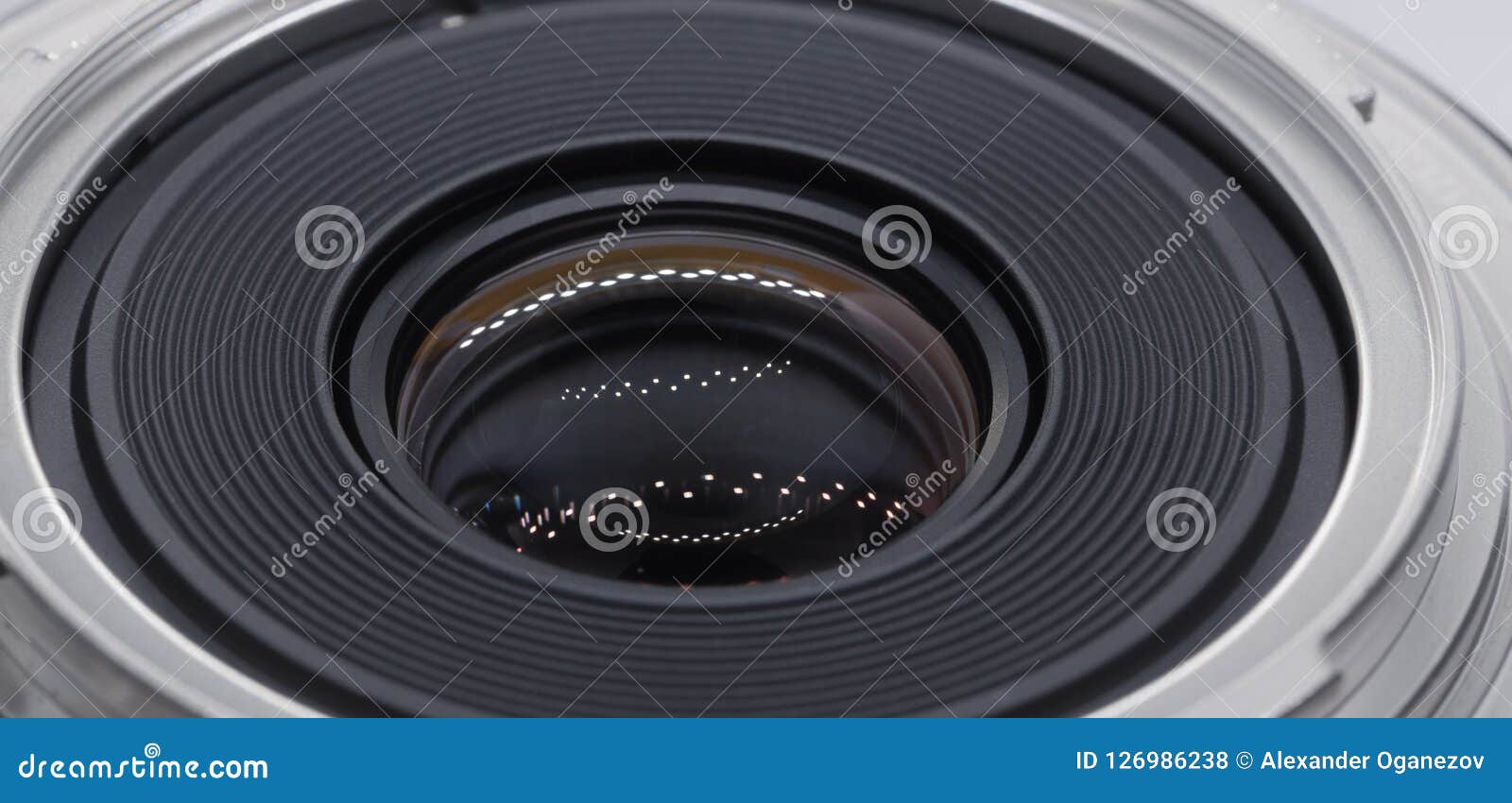 Close Up Shot of Camera Lens Stock Photo - Image of back, reflect ...