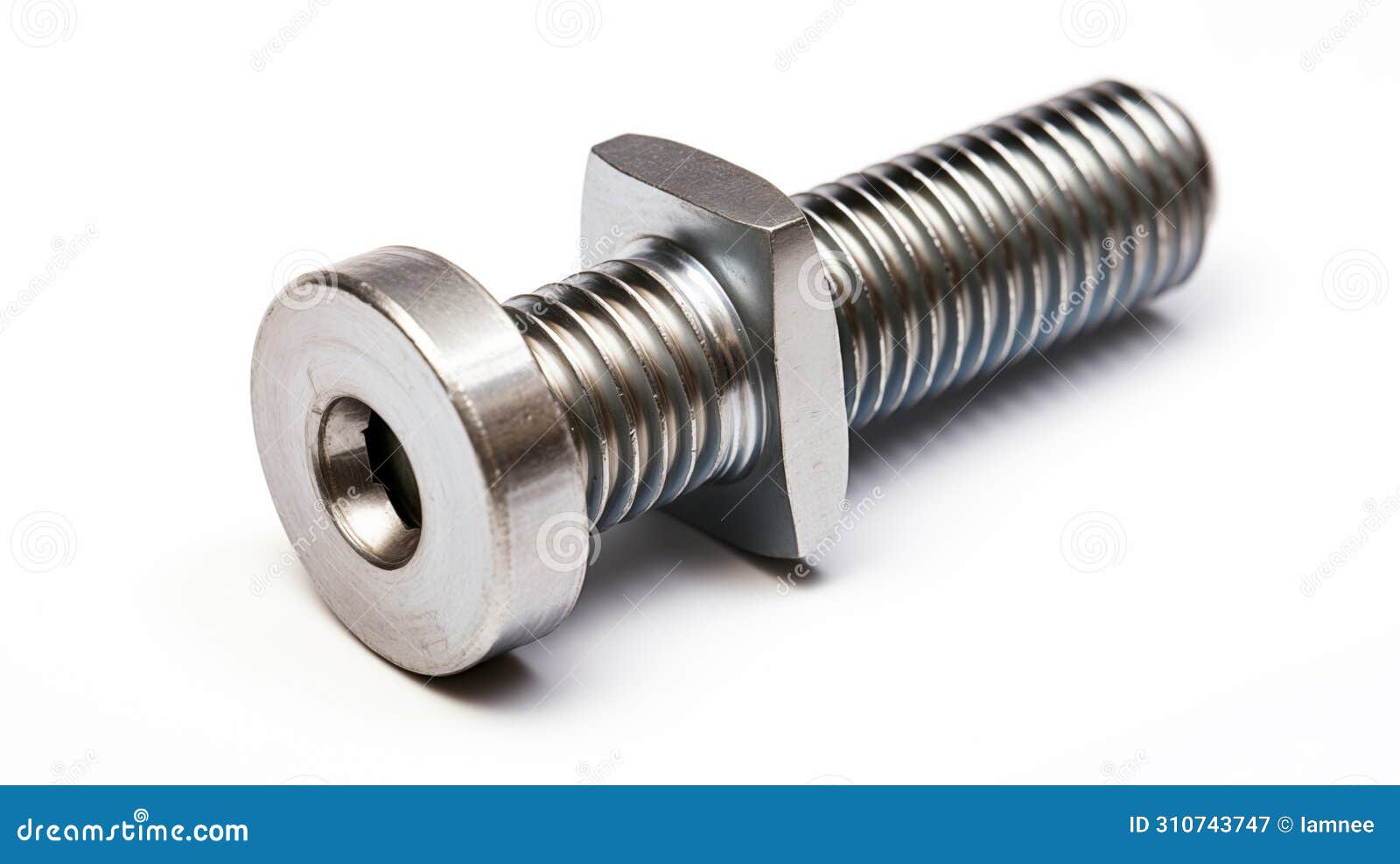 Close-up of Bolt Head, Shape, Texture and Condition.AI Generated Stock ...
