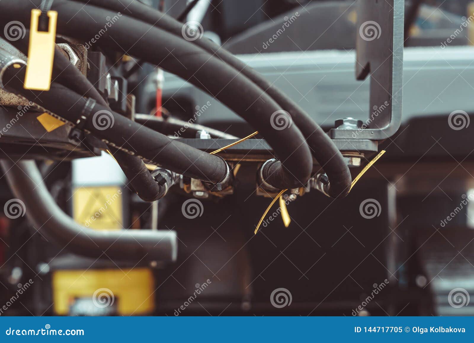 Engine hose details stock image. Image of nozzles, mechanical - 144717705