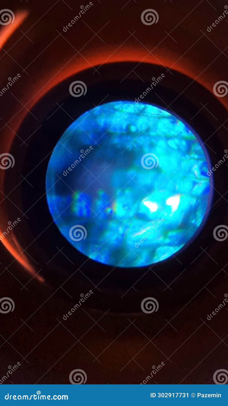 Close Up Shot of the Cells Under Microscope. Science Stock Image ...