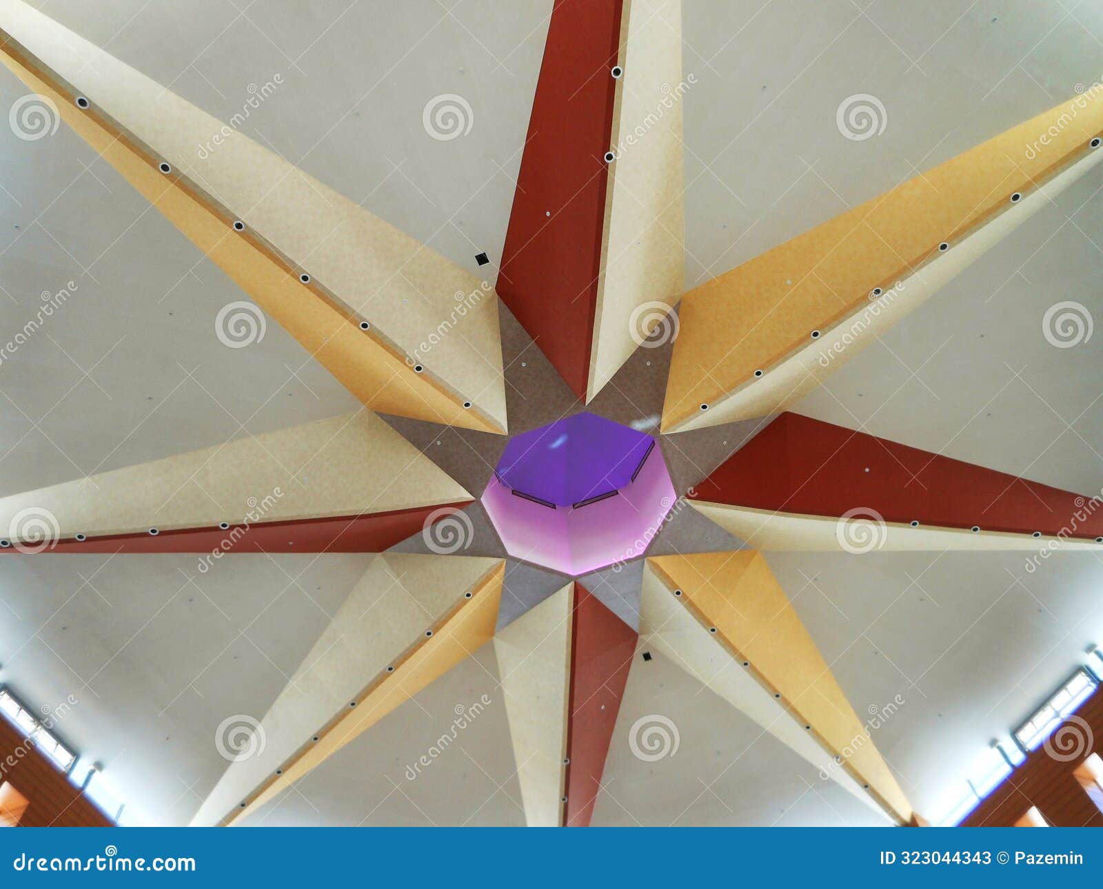 Close Up Shot of the Colorful Ceiling. Concept Stock Image - Image of ...