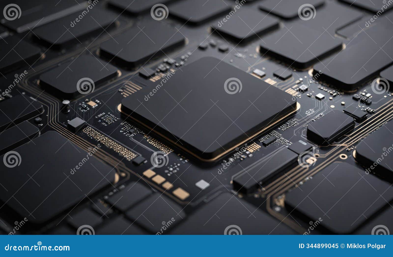 Large Chip With Capacitors From A Computer Mouse With A Wheel Royalty ...