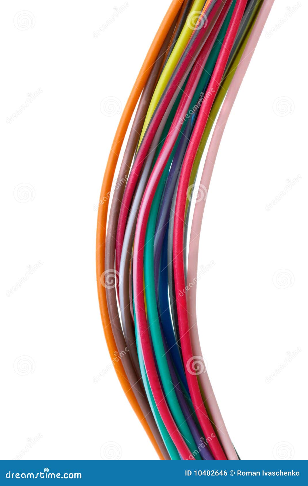 Close-up Shot of Different Colored Wires Stock Photo - Image of ...