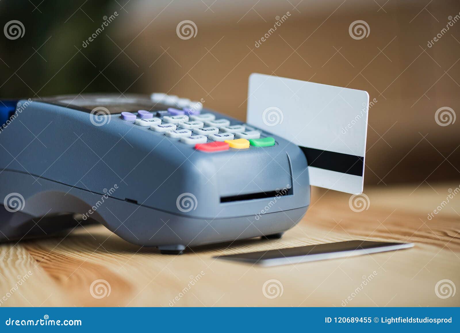 Close-up Shot of Edc Machine with Card Stock Image - Image of reader ...