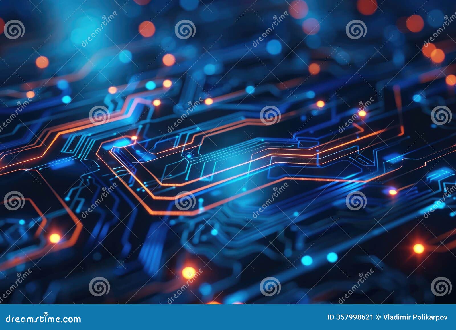 A Close-up Shot of an Electronic Circuit Board, Ideal for Use in ...