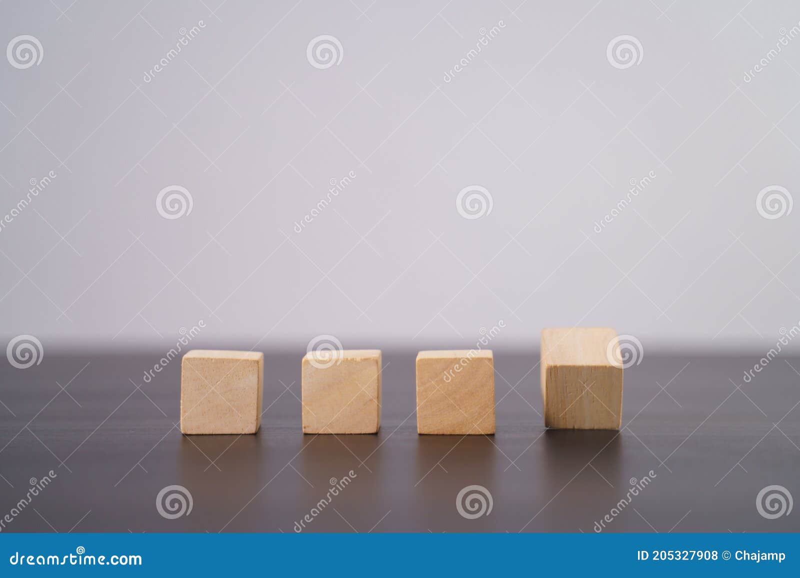 Close Up Shot of Empty Wooden Blocks Stock Photo - Image of choosing ...