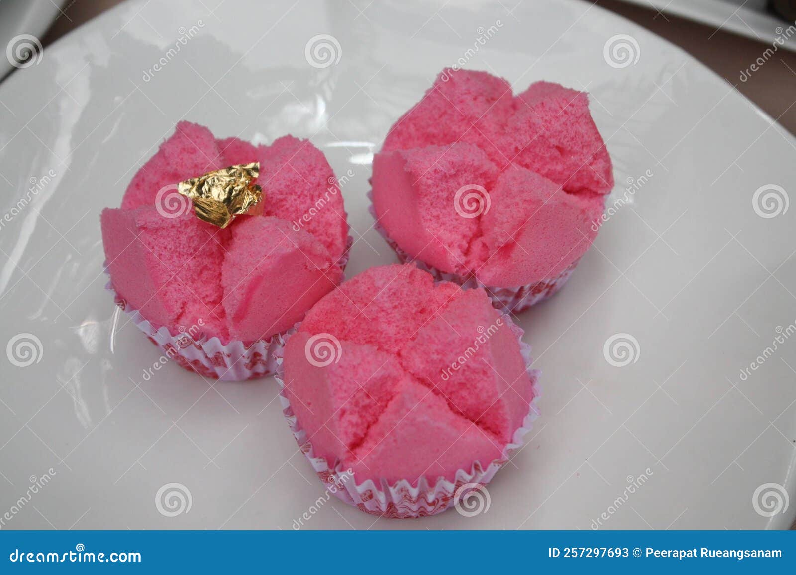 Close-up Shot of the Fa Gao, Also Called Fat Pan by the Hakka. Stock ...