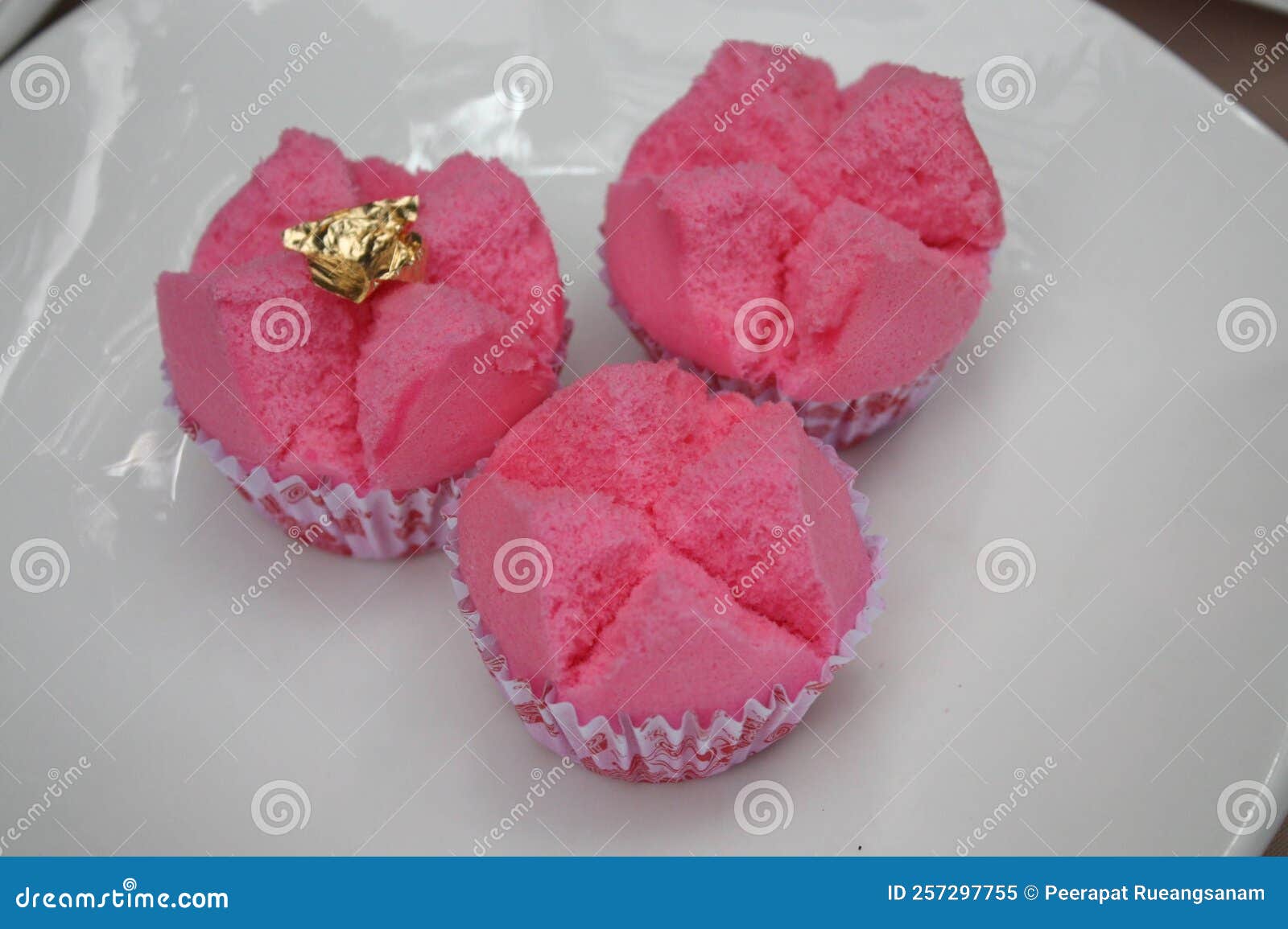 Close-up Shot of the Fa Gao, Also Called Fat Pan by the Hakka. Stock ...