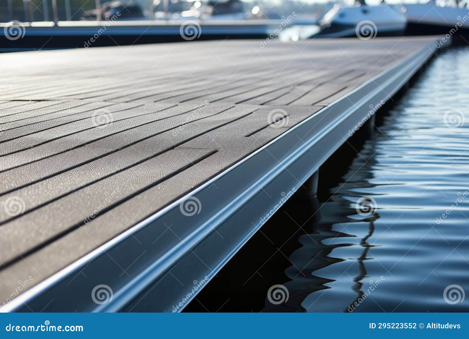 Close-up Shot of Finished Catamaran Pontoon Stock Photo - Image of ...