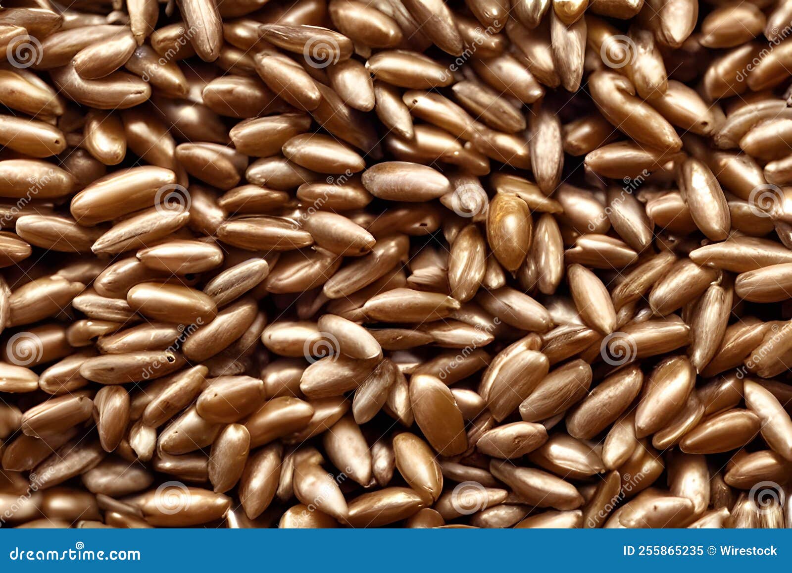 Close Up Shot of Golden Wheat Grain Stock Image - Image of nutrition ...