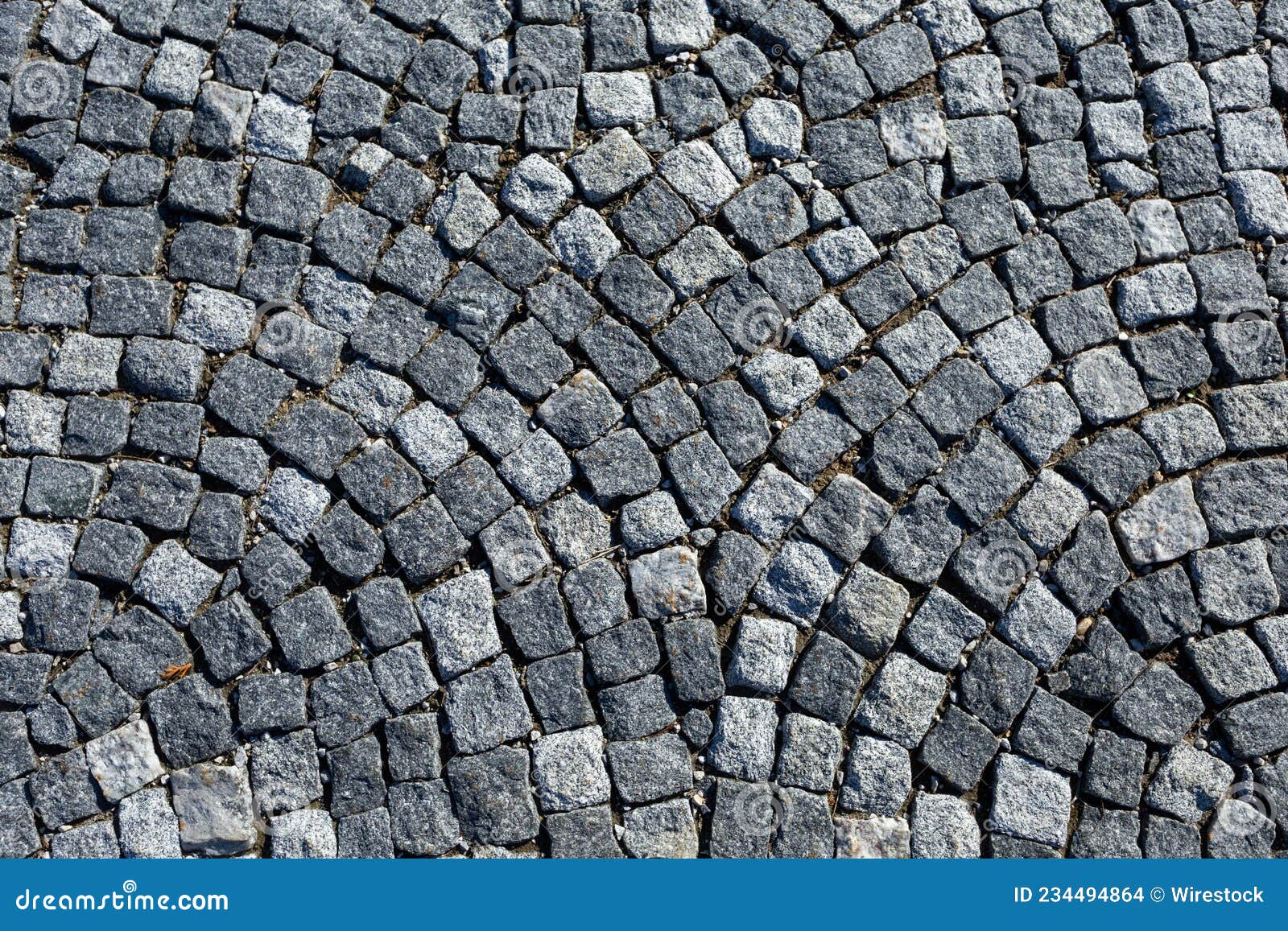 Cobblestone Texture With Grass Between Blocks Royalty-Free Stock Image ...