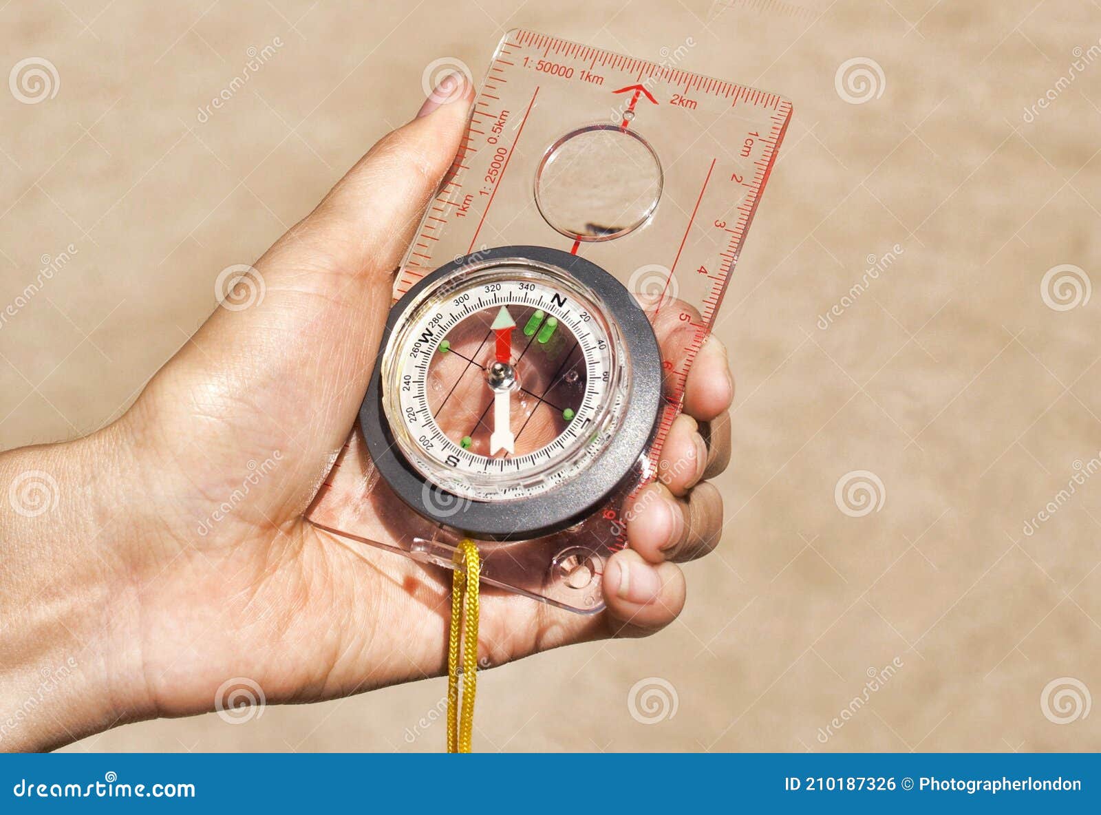 Close Up Shot of Hikers with Compass Stock Photo - Image of concept ...