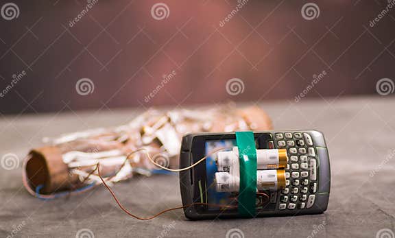 Close Up Shot of Improvised Explosive Device Bomb Stock Image - Image ...