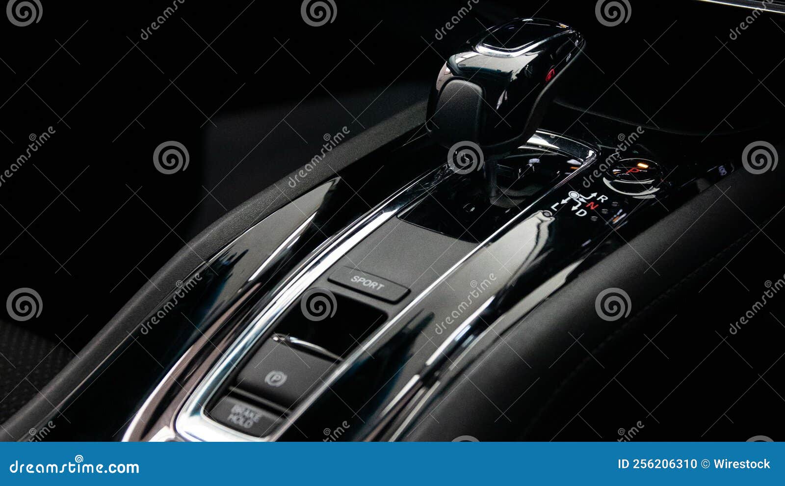 Close-up Shot of a Luxury Automatic Car Handle Stock Photo - Image of ...