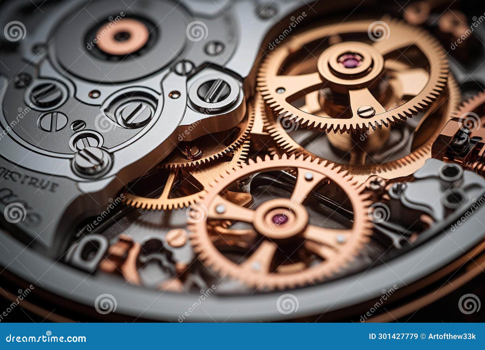 A Close-up Shot of a Machine or Device with Gears, Levers, and Other ...