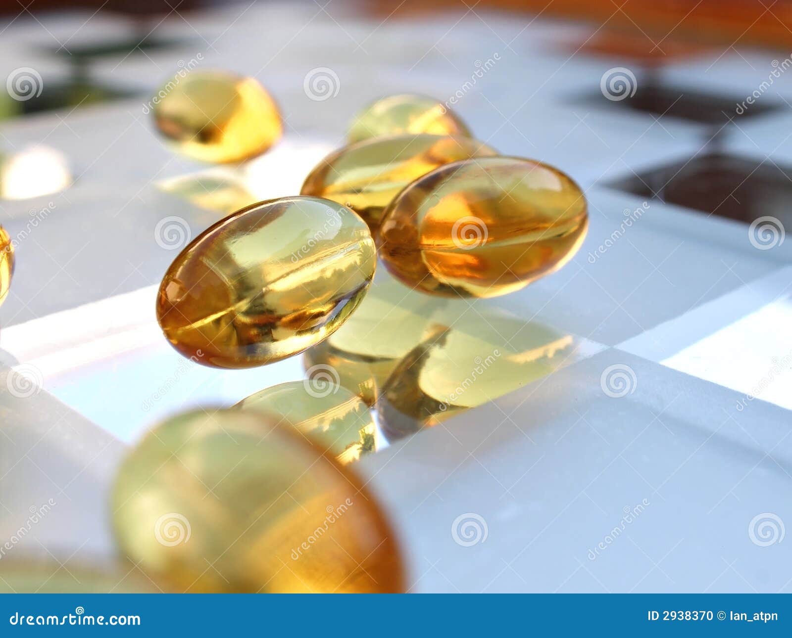 Close Up Shot of Medicine Caps Stock Photo - Image of yellow, pills ...