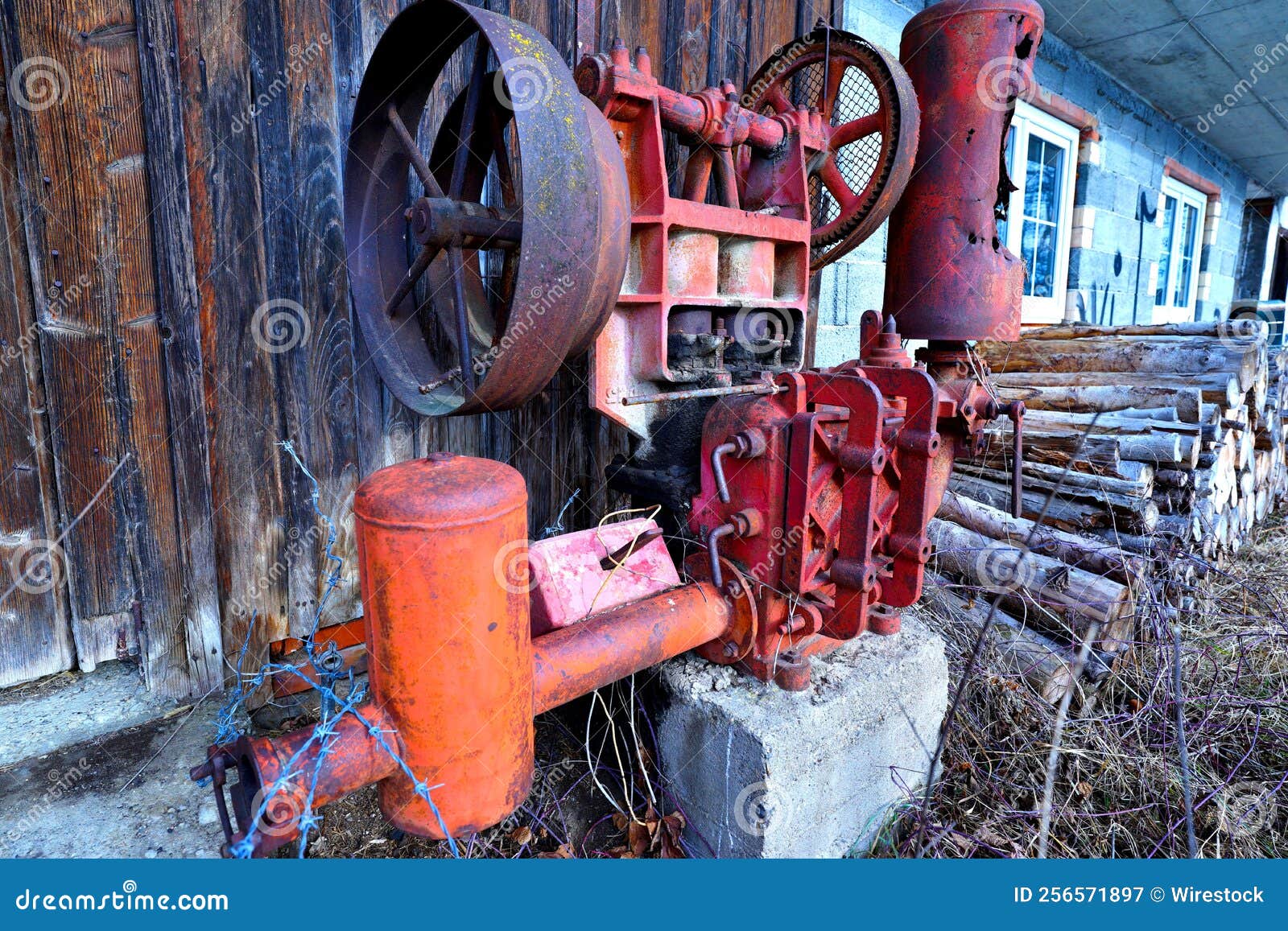 Close-up Shot of a Metallic Rusty Pump Stock Image - Image of ...