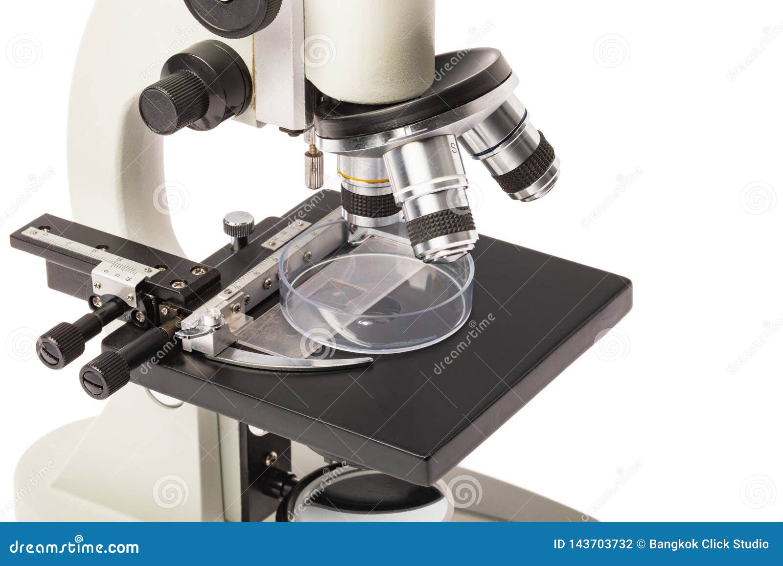 Close Up Shot of Microscope Stock Photo - Image of biology, chemistry ...