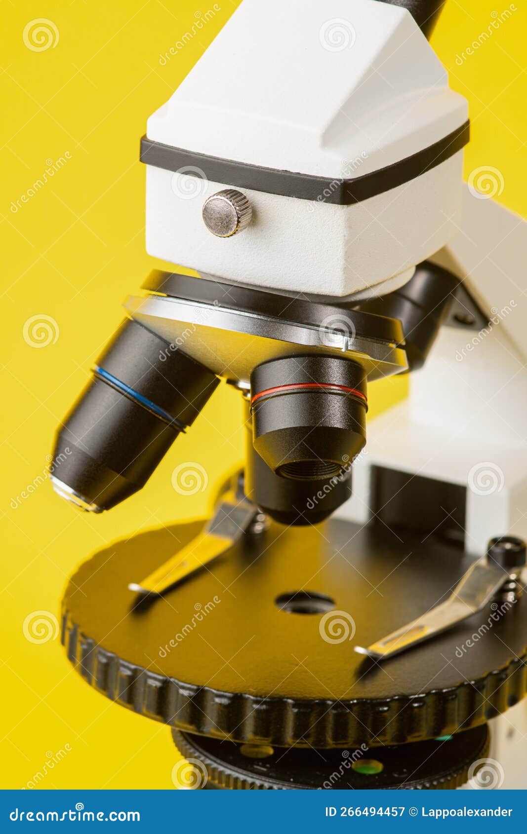 Close-up Shot of a Microscope Stock Image - Image of research ...