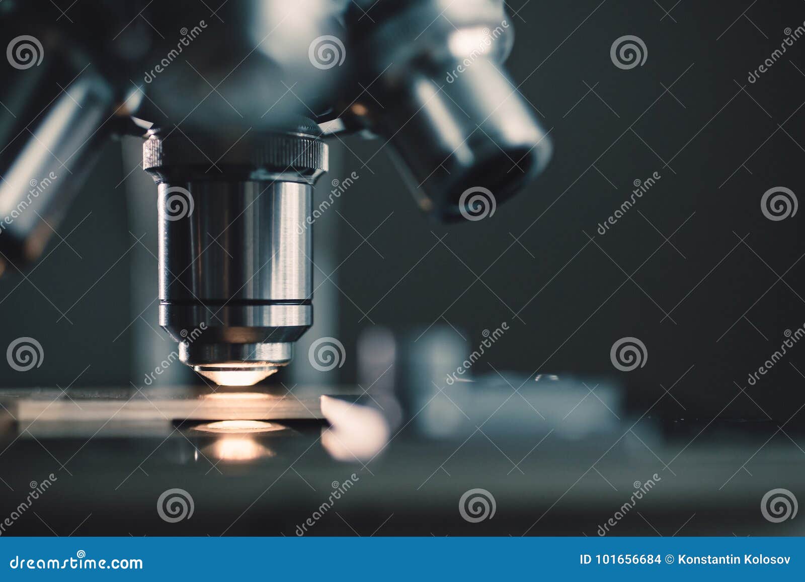 Close-up Shot of Microscope Stock Photo - Image of health, micro: 101656684