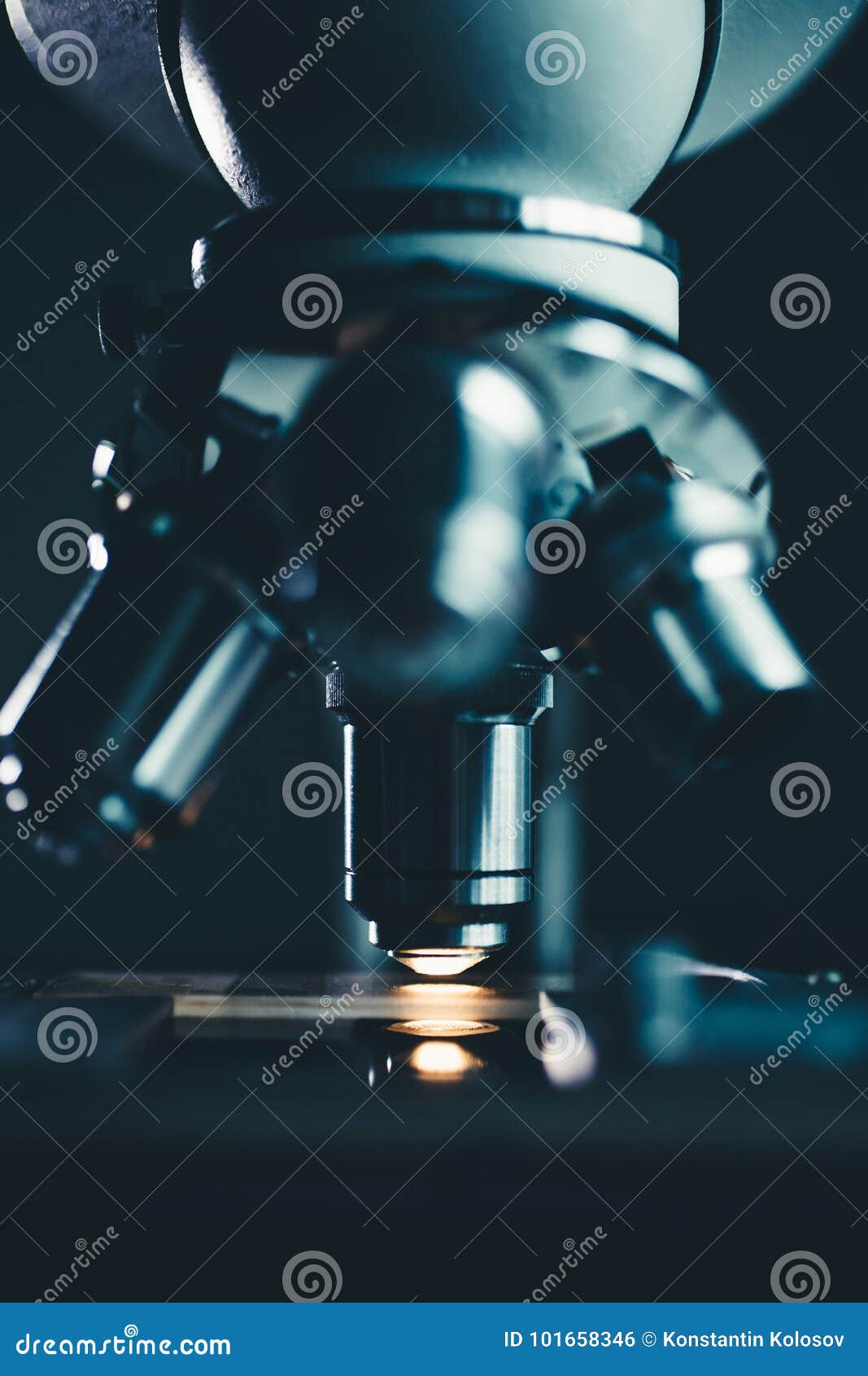 Close-up Shot of Microscope Stock Photo - Image of clinical ...