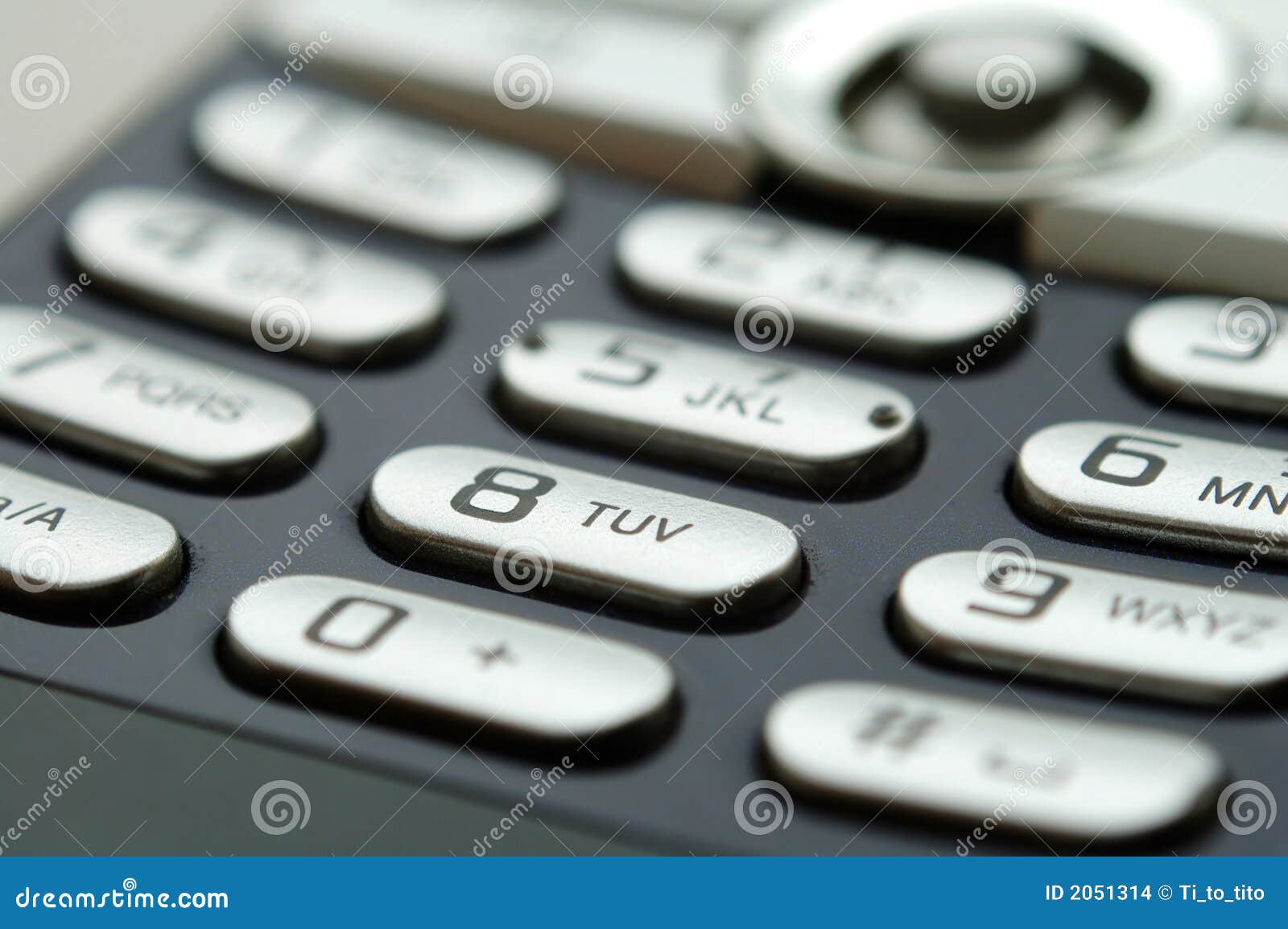 Close Up Shot of Mobile Keypad Under Light Stock Photo - Image of ...