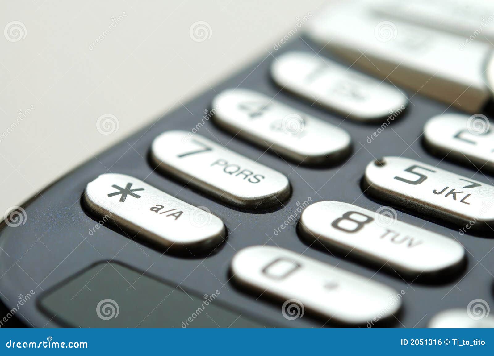 Close Up Shot of Mobile Keypad Under Light Stock Photo - Image of ...