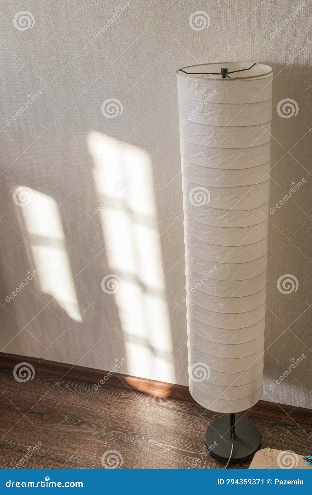 Close Up Shot of Modern Standing Lamp. Interior Stock Image - Image of ...