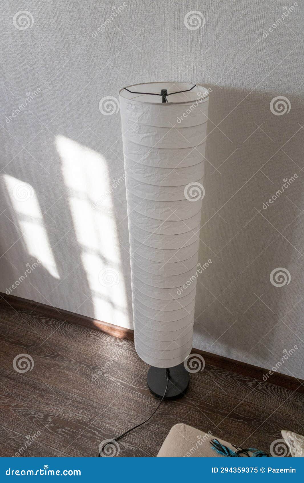 Close Up Shot of Modern Standing Lamp. Interior Stock Image - Image of ...