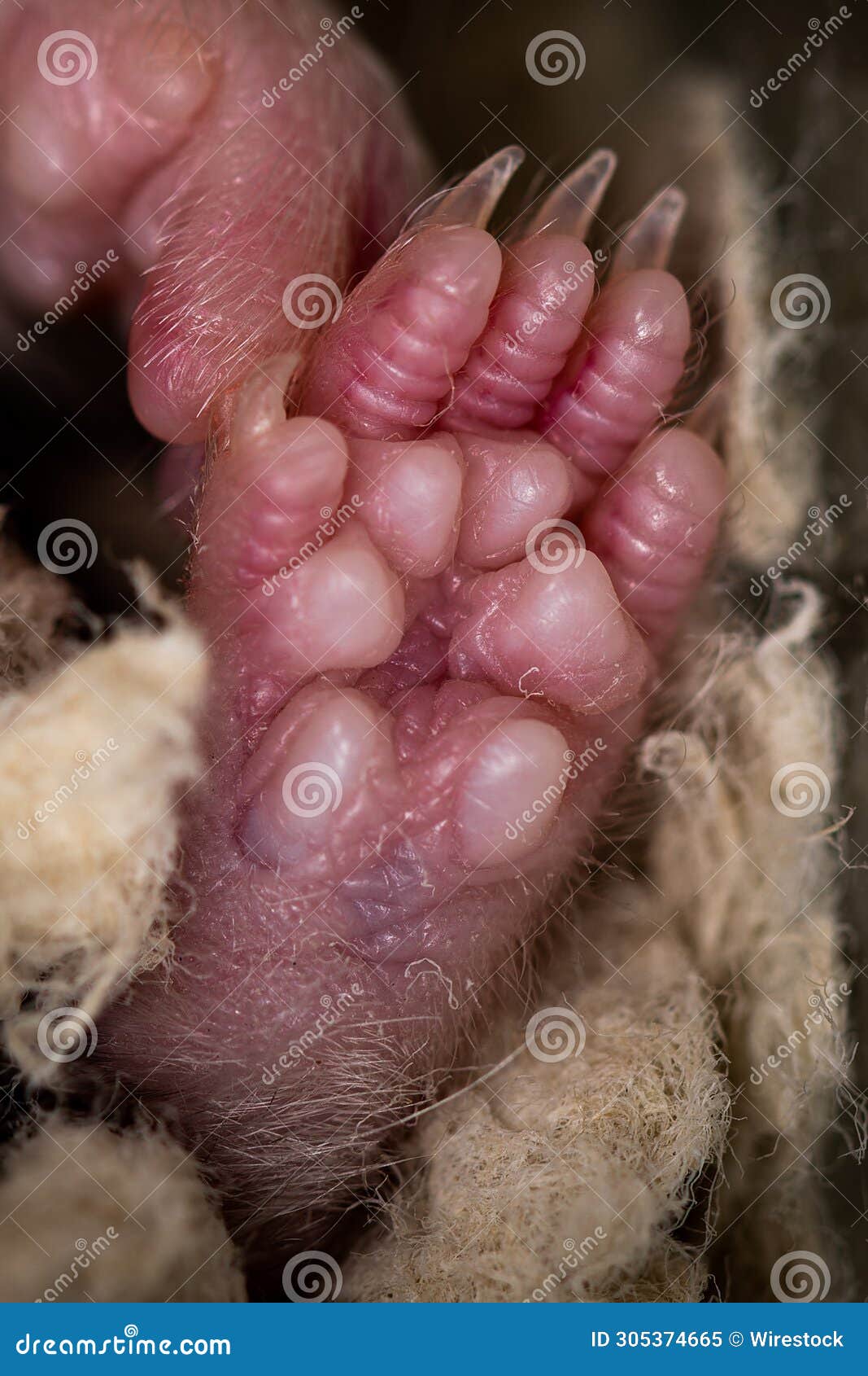 Close-up Shot of a Mouse Paw Stock Image - Image of wildlife, claws ...
