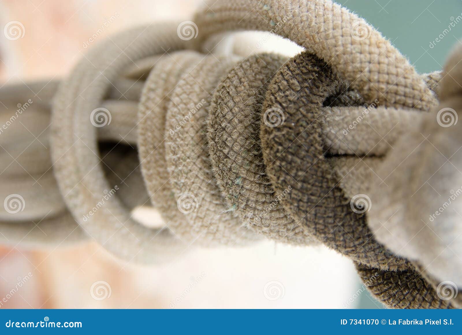 Close-up Shot on Nautical Rope Stock Photo - Image of twisted, rough ...