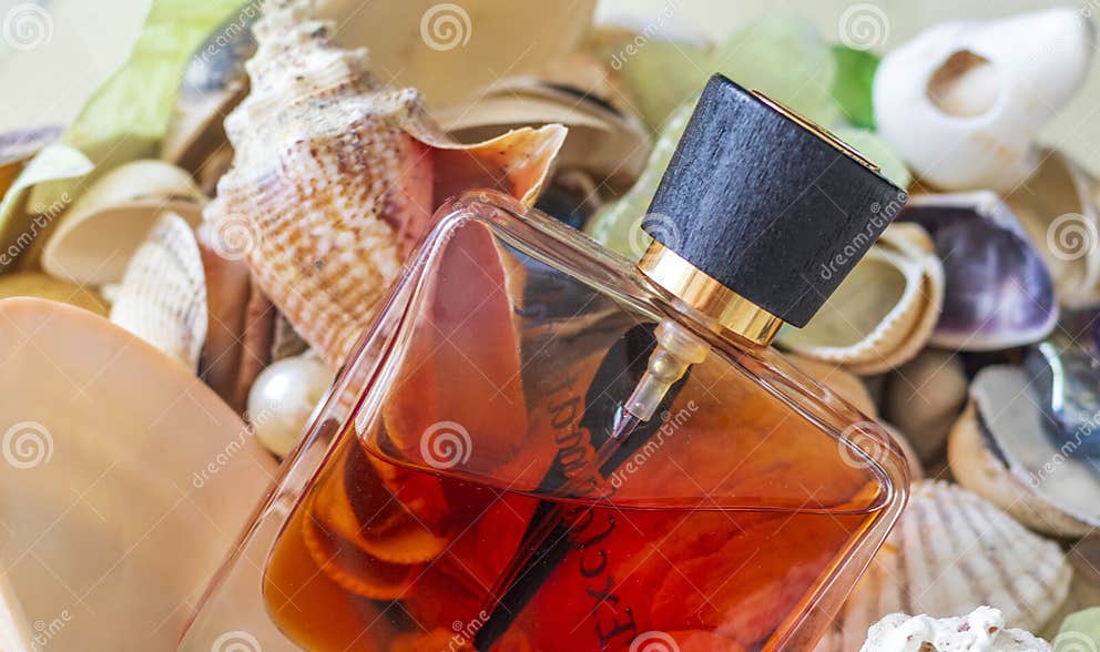 Close Up Shot of the Perfume Bottle. Object Stock Image - Image of ...