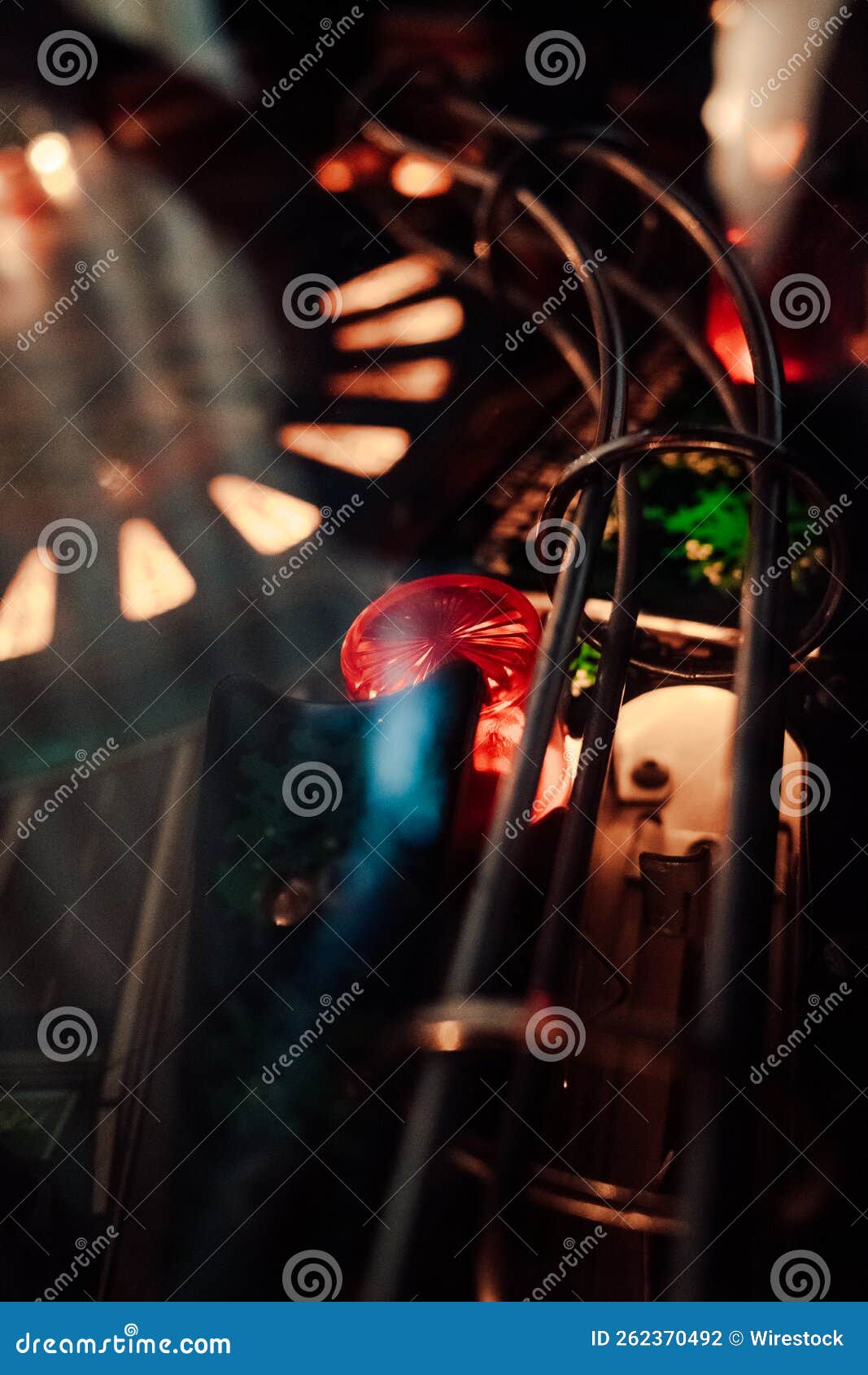 Close Up Shot of a Pinball Table Game Stock Photo - Image of table ...