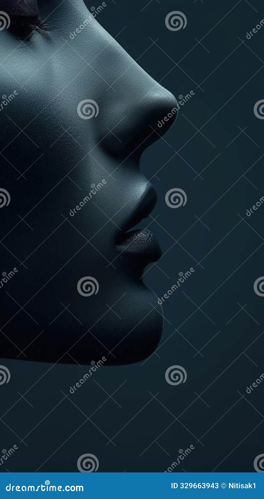 A Closeup Shot of a Profiles with Modern Radiant Patterns Stock ...