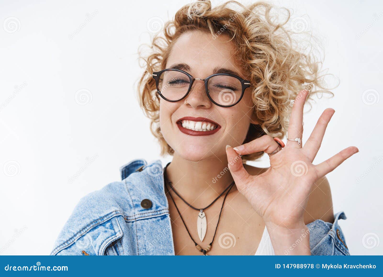 Close Up Shot Of Relaxed And Happy Enthusiastic Friendly Looking