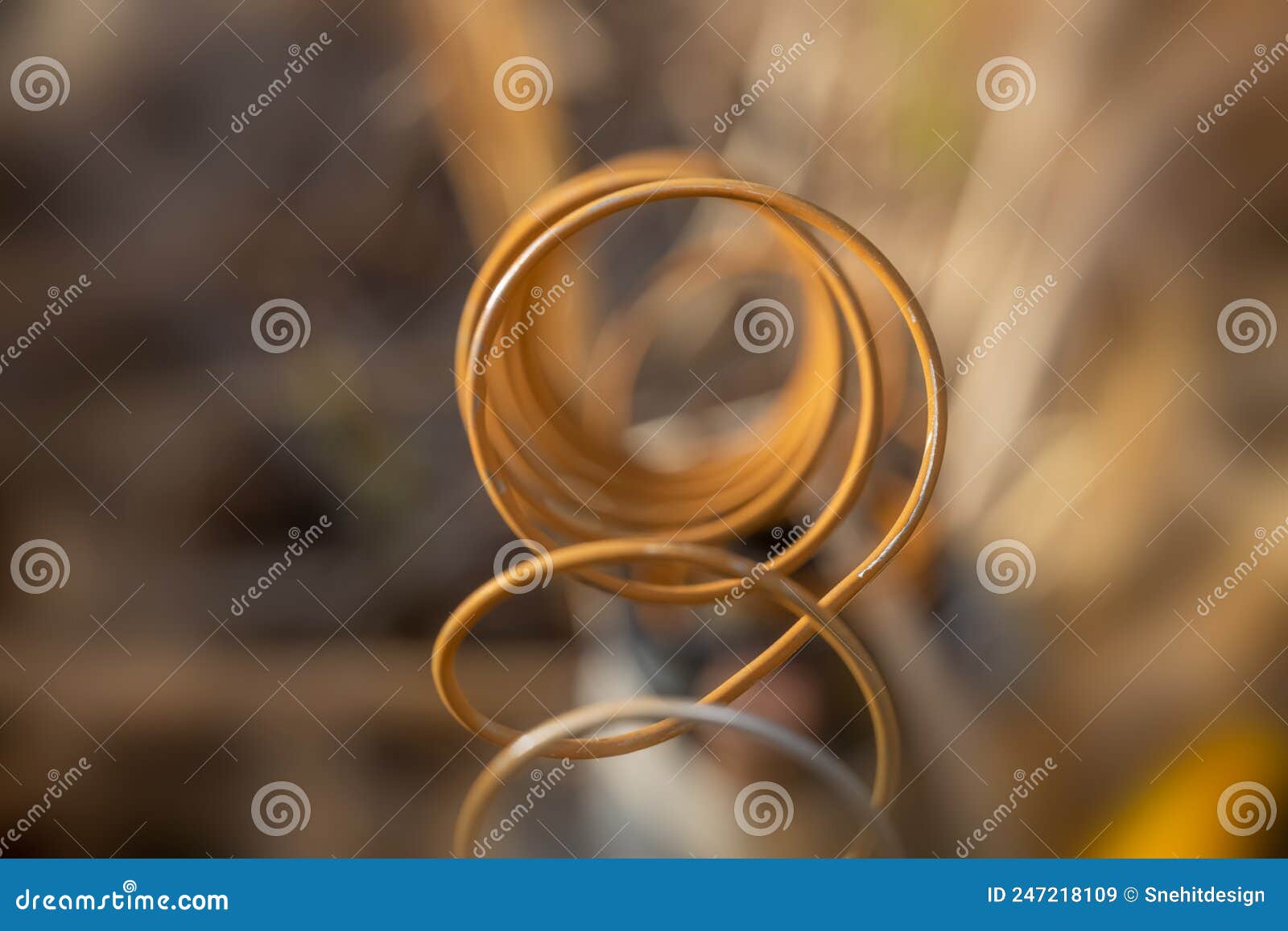 Close Up Shot of Rusty Spring from Sprinkler Head Stock Image - Image ...