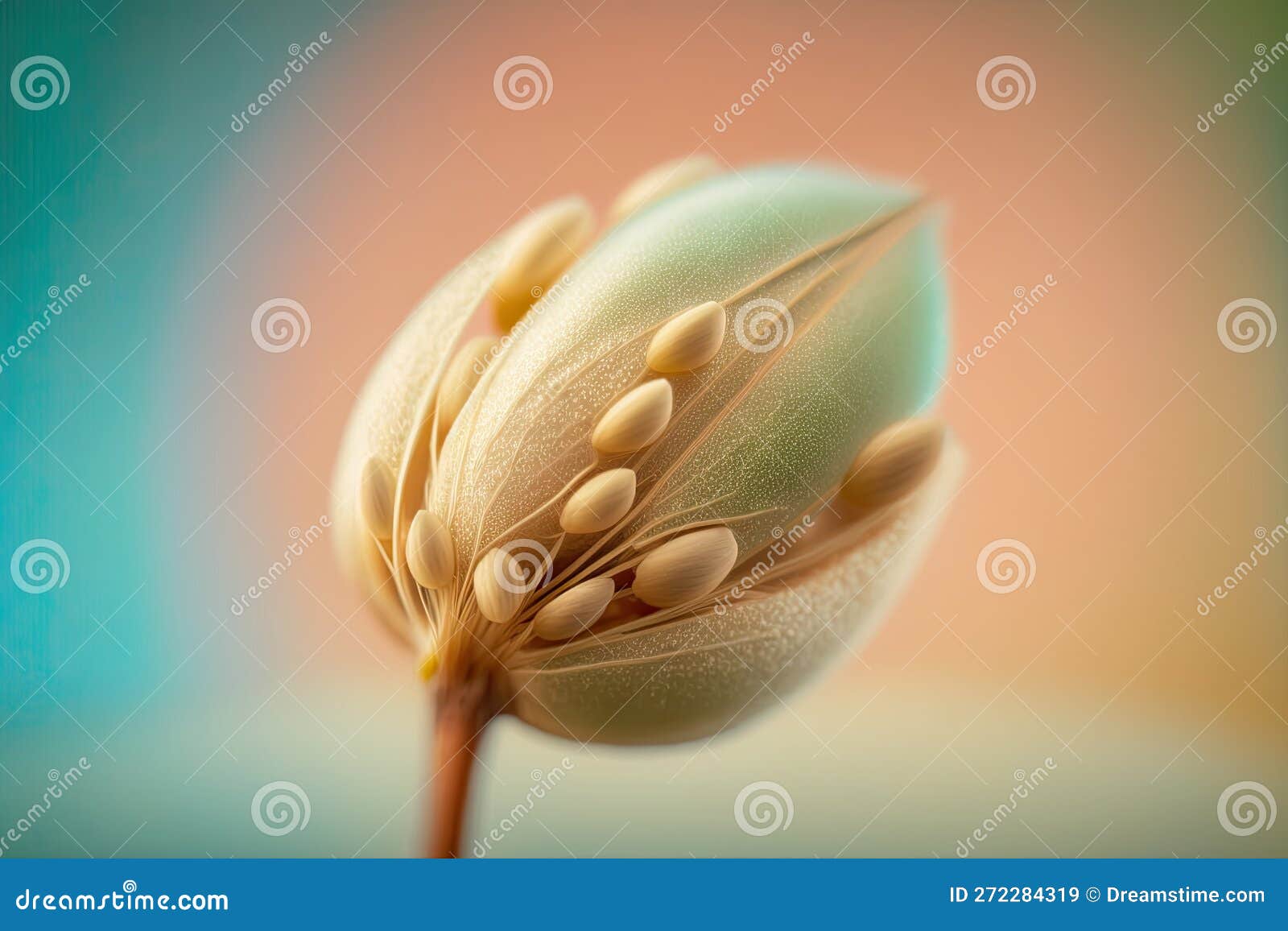 Close-up Shot of a Seed Bud Showcasing the Details of Its Structure ...
