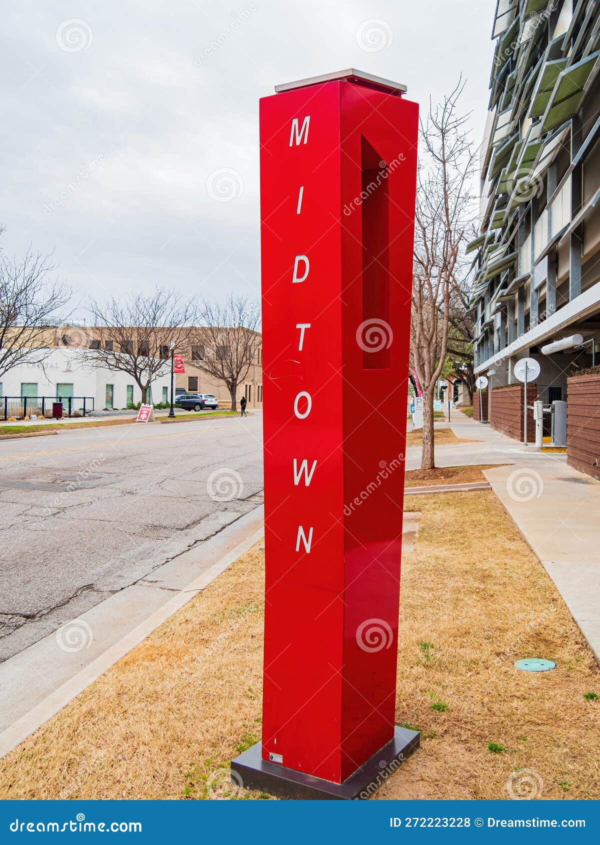 Close Up Shot of Sign of Midtown Editorial Stock Photo - Image of ...